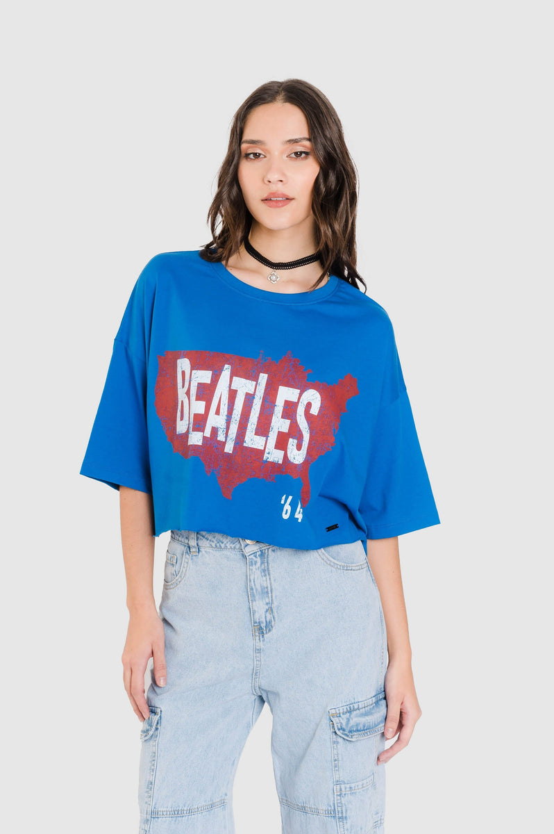 Polo Hell Crop Boxy Oversize - Azulino – 🇨🇱 Now Chile